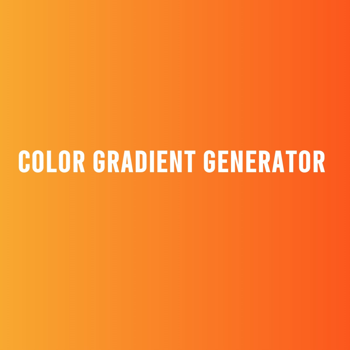 Color Gradient Generator